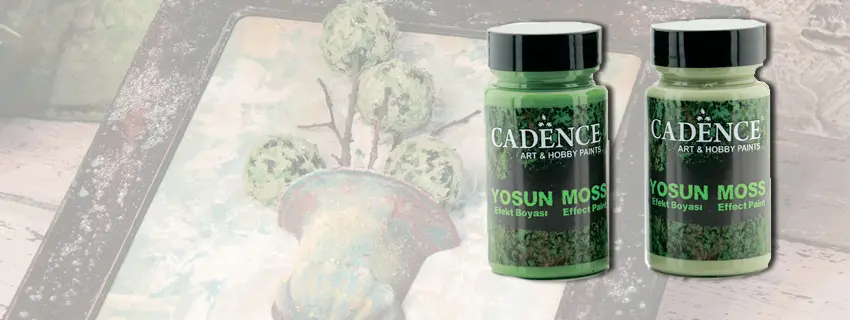 Фарба з ефектом моху Cadence Moss Effect - фарби з ефектами для декору